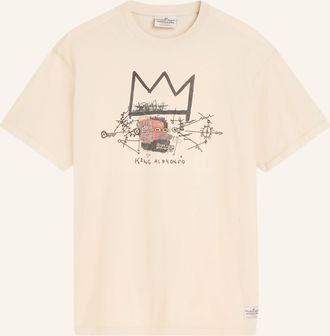 Scotch & Soda T-Shirt Basquiat Artwork beige