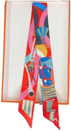 Generic &Eacute;charpe color&eacute;e &agrave; imprim&eacute; cheval, long ruban de style cor&eacute;en pour un style multi-voies, Couleur 3, 90X5CM