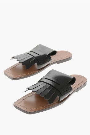 Marni Sandalen PENNY aus Leder mit Ledersohle Gr&ouml;&szlig;e 36,5