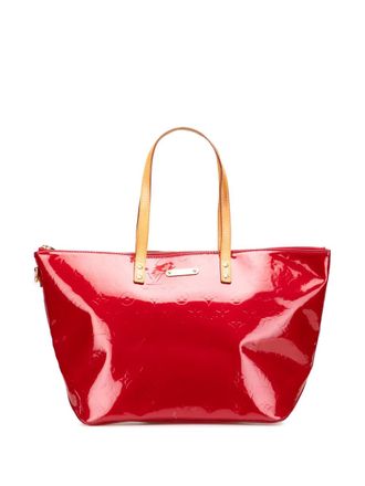 Louis Vuitton sac cabas Bellevue GM verni monogrammé (1990-2025) - Rouge