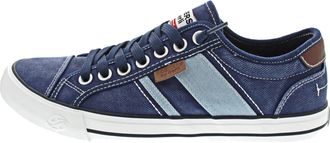 Dockers by Gerli Herren Low-Top Sneaker, Männer Halbschuhe,schnürer,Freizeit,straßenschuhe,Strassenschuhe,Turnschuhe,dunkelblau,41 EU