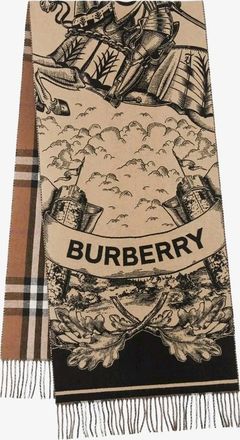 Burberry Gallant Knight cashmere scarf - BURBERRY - gender_Unisex