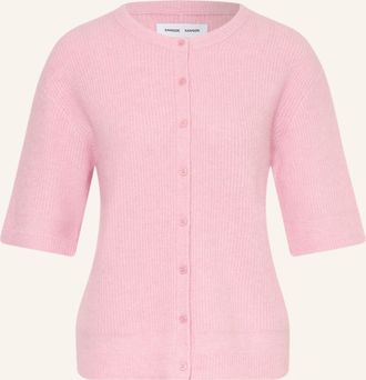 Sams&oslash;e & Sams&oslash;e Sams&oslash;e Sams&oslash;e Strickjacke Saanoura Mit Alpaka rosa