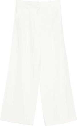 Calvin Klein Femme, Pantalons, Blanc, Taille: 36 FR Wide Leg Pantalons