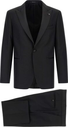 Tagliatore Knielanges Kleid - Schwarz
