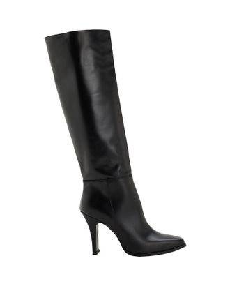 8 by YOOX LEATHER SQUARE-TOE BOOTS