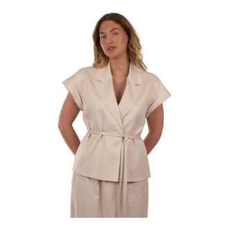 PESERICO Damen, Jacken, Beige, LGr&ouml;&szlig;e