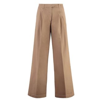 Pinko Robotech Baumwollhose - - Trousers - Damen - Beige - L