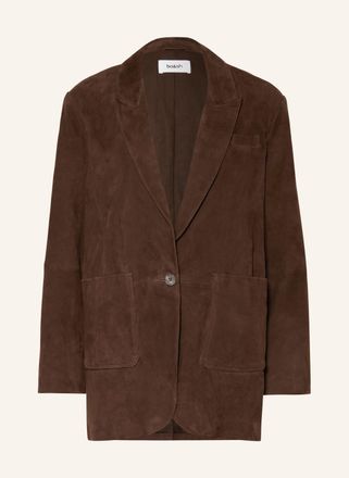 BA&SH Ba&Sh Lederjacke Mosty braun