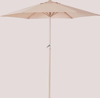 Sklum Sklum - Parasol &Oslash;235 cm en tissu et aluminium Jaden Tapioca Beige