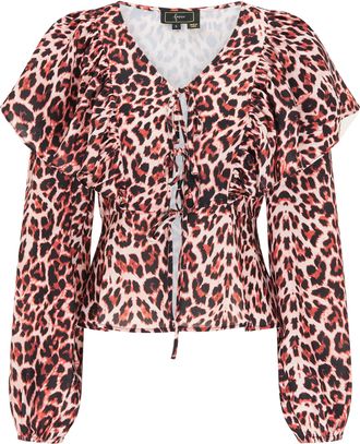 Faina Bluse Damen Roter L&ouml;we