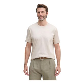 Paul & Shark Baumwoll-T-Shirt mit Print - - Tops - Herren - Beige - L