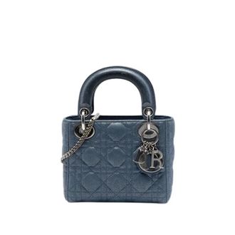 Dior Pre-owned Lady Dior - Femme - Pre-owned - Bleu - Taille: ONE Size
