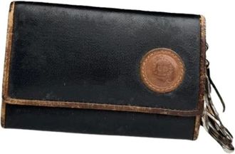 Dior unisex, Pre-owned, Noir, Taille: ONE Size Porte-cl&eacute;s en cuir Pre-owned