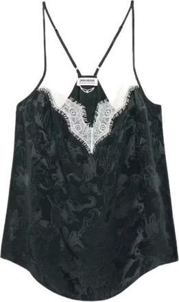 Zadig&Voltaire Caraco Cespa - Femme - Tops - Noir - Taille: 38 FR