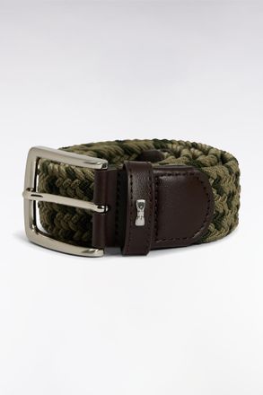 Eden Park Ceinture &Eacute;lastique En Caoutchouc Cama&iuml;eu Kaki