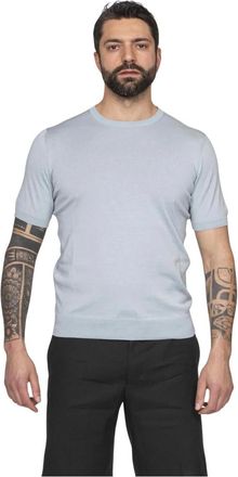 Mauro Ottaviani Homme, Pulls, Bleu, Taille: L Maglia Girocollo Cs105