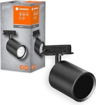 Ledvance TRACKLIGHT Schienensystem-Mini-Leuchtenkopf, weiß, mit GU10-Sockel, kann mit einfacher oder smarter Lampe bestückt werden, smart, WiFi, loftartiges De