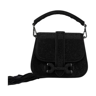 Alma En Pena Handtasche mit Glitzer bedeckt - - Bags - Damen - Schwarzk - ONE SIZE