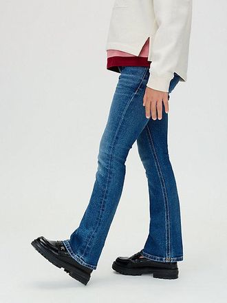 Calvin Klein Mid Rise Flared Jeans - Dark Blue Cf - M&auml;dchen - 4 Jahre (104 cm)
