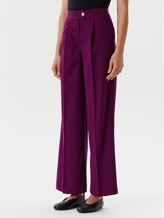 Benetton United Colors Of Benetton Stoffhose 47UPDF07R Violett Regular Fit