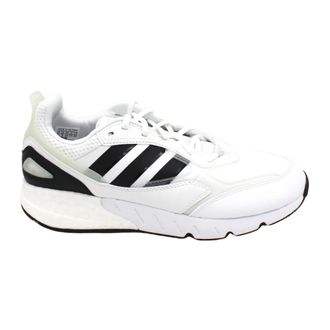 adidas Boost 2.0 Technisches Gewebe Leder Sneakers - - Sport - Herren - Wei&szlig; - 46 2/3 EU