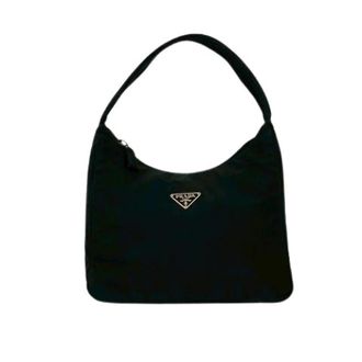 Prada Pre-owned Nylon Schultertasche - - Pre-owned - Damen - Schwarzk - ONE SIZE