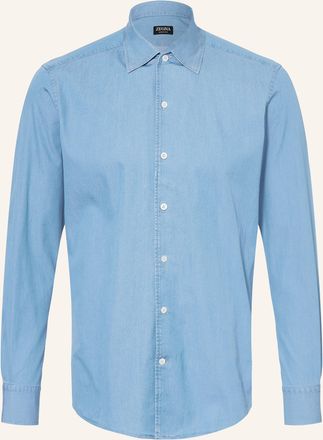 Ermenegildo Zegna Zegna Jeanshemd Regular Fit blau