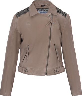 Dreimaster Dreimaster Jacke Frauen taupe grau