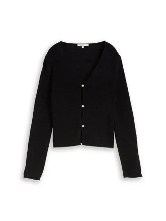 Tom Tailor Cardigan Pullover & Strickjacken Cardigan mit V-Ausschnitt