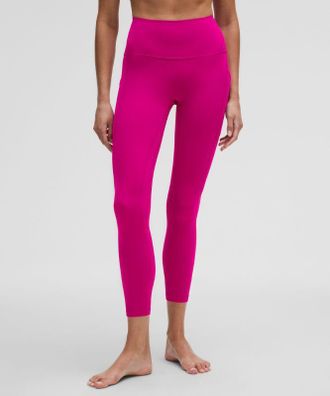 lululemon Align Hose mit hohem Bund und Taschen f&uuml;r Frauen - 64 cm - Neon - Gr&ouml;&szlig;e 12