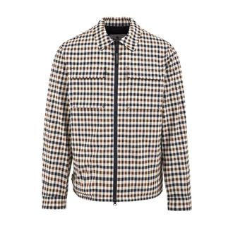 Aquascutum Shell SP Overshirt - Club Check - - Jackets - Herren - Beige - M