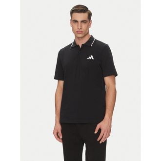adidas Poloshirt Essentials Small Logo JE9023 Schwarz Regular Fit