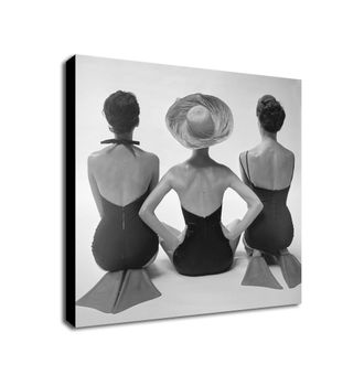 Generic Toni Frissell Wandbild auf Leinwand, gerahmt, 96 x 96 cm