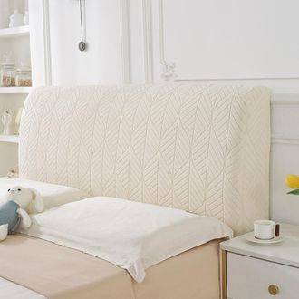 Generic Elastischer Fischgr&auml;t Jacquard Kopfteilbezug Haustierfreundlicher Einfach Anzubringender Schutzbezug, Kratzfester Waschbarer Staubschutz f&uuml;r Schlafzim