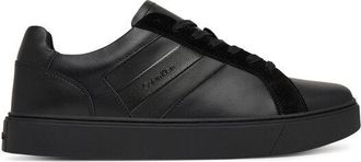 Calvin Klein Sneakers Classic Cupsole Laceup Tape Lth2 YM0YM01448 Schwarz