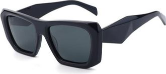 Generic Lunettes De Soleil De Conduite En Plein Air For Hommes Lunettes De Soleil De Vacances &Agrave; Grande Monture For Femmes(Black)