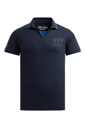 Camp David Poloshirt mit reflektierenden Details
