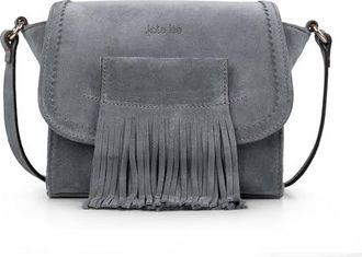 Kate Lee Sac en Cuir Mini Fleya v Gris Clair, Femme, Standard