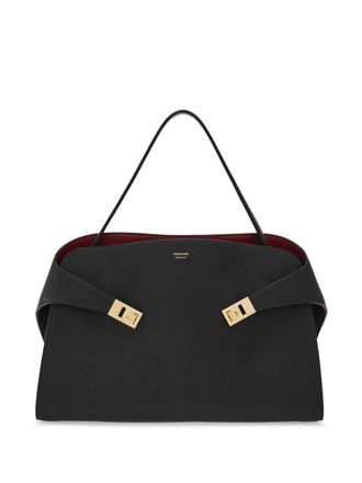 Ferragamo sac porté épaule Hug médium - Noir
