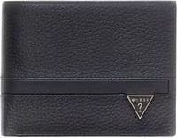 Guess Portefeuille compact en cuir de vache