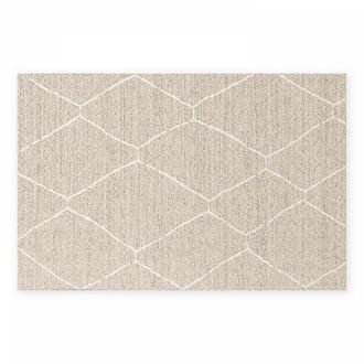 Oviala Oviala - Polypropylen-Au&szlig;enteppich 160 x 230 cm beige