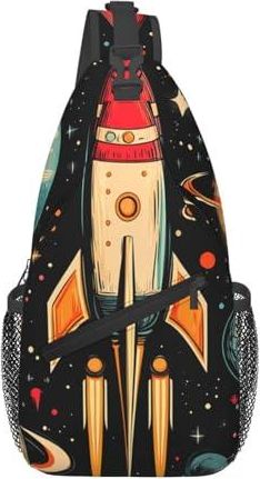 Generic Rocket Star Sac &agrave; bandouli&egrave;re de voyage pour homme Sac &agrave; dos de randonn&eacute;e