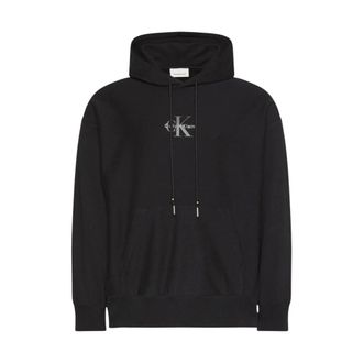 Calvin Klein Jeans Homme, Sweatshirts et sweats &agrave; capuche, Noir, Taille: XS SweaT-shirt &agrave; Capuche avec Poches Avant et Manches Longues