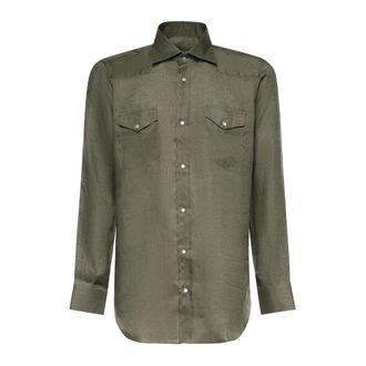 Sartorio Napoli Casual Shirt - - Shirts - Herren - Gr&uuml;n - L