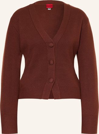 HUGO BOSS Hugo Strickjacke Selosy braun