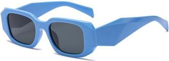 Generic Lunettes De Soleil Carr&eacute;es &Agrave; Petite Monture For Hommes Et Femmes, Id&eacute;ales For Les Vacances, La Conduite Trajets Quotidiens(Blue)