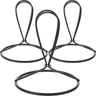 PartyKindom 3 St&uuml;ck Lampenschirmhalter aus Eisen Runde Lampenschirmklemmen 80mm Selbstgemacht Lampenzubeh&ouml;r f&uuml;r Tisch und Stehlampen Vielseitig f&uuml;r Wohn und Gastr