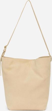 Arket Veloursledertasche -Beige