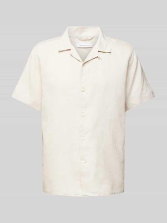 Knowledge Cotton Apparel Box Fit Freizeithemd mit Reverskragen